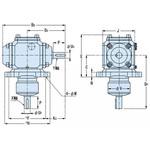 CBX ベベルボックス L型 小原歯車工業(KHK) ベベルボックス 【通販モノタロウ】 CBX-191LA～