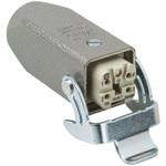 09200031750+09200042711 Harting ヘビーデューティパワーコネクタキット パネルキット メス 4 + PE極 1個 ...