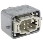 09330062601+19300061440 HARTING ヘビーデューティパワーコネクタ Han E シリーズ オス 6極 16.0A ...