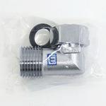 片ナットエルボ(長) メッキ有 KVK 給水管継手 【通販モノタロウ】 ZS506
