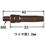 L7250B04 ロボット用チップ ダイヘン ワイヤー径1.2mm 1箱(10本) L7250B04 - 【通販モノタロウ】