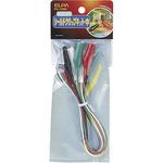 シールドクリップキット L ELPA (朝日電器) ワニグチクリップ・みの虫クリップ 【通販モノタロウ】 PU-11NH