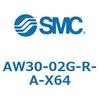 AW Series(AW30-02) SMC フィルタレギュレータ 【通販モノタロウ】